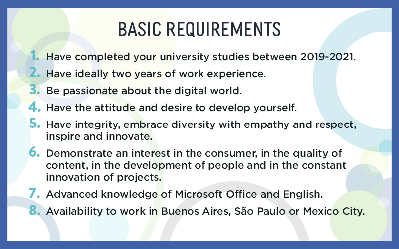 Latin America Graduate Trainee Program 2022 - Life at Disney