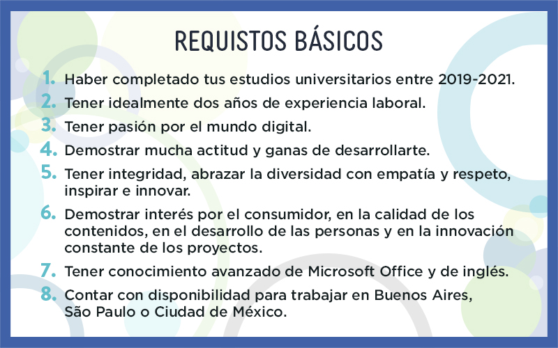Graduate Trainee Program en América Latina - Life at Disney