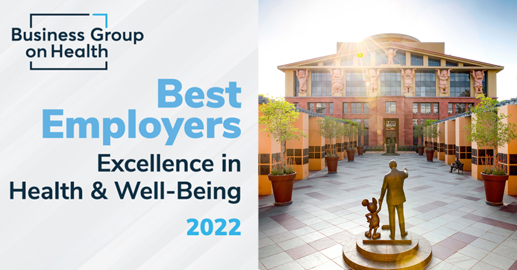 Disney Recognized for Excellence in Health and Well-Being - Life at Disney