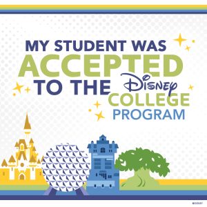 Share your excitement: My student was accepted to the Disney College ...