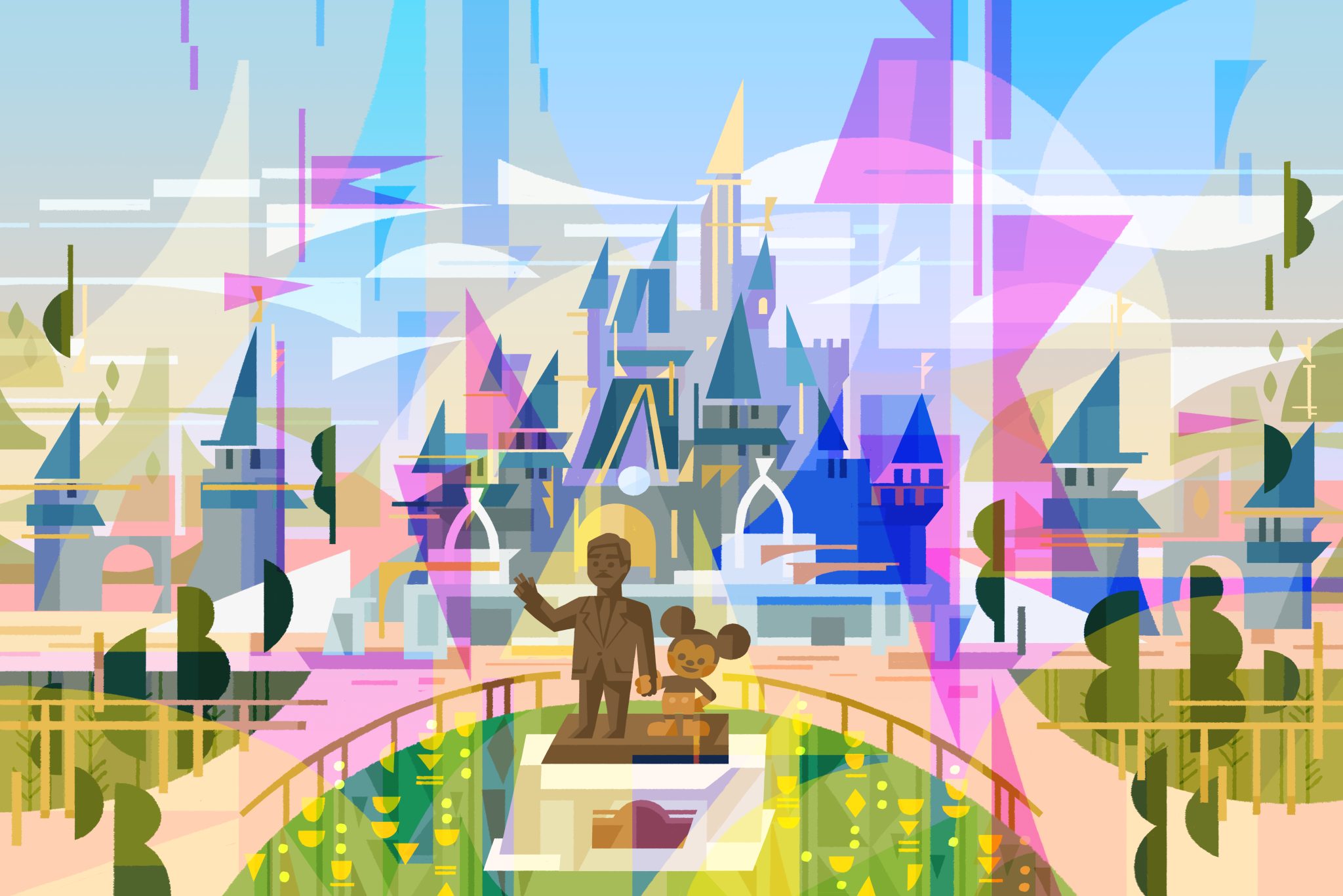 Meet Joey Chou, the artist behind the art inside Bay Lake Tower at ...
