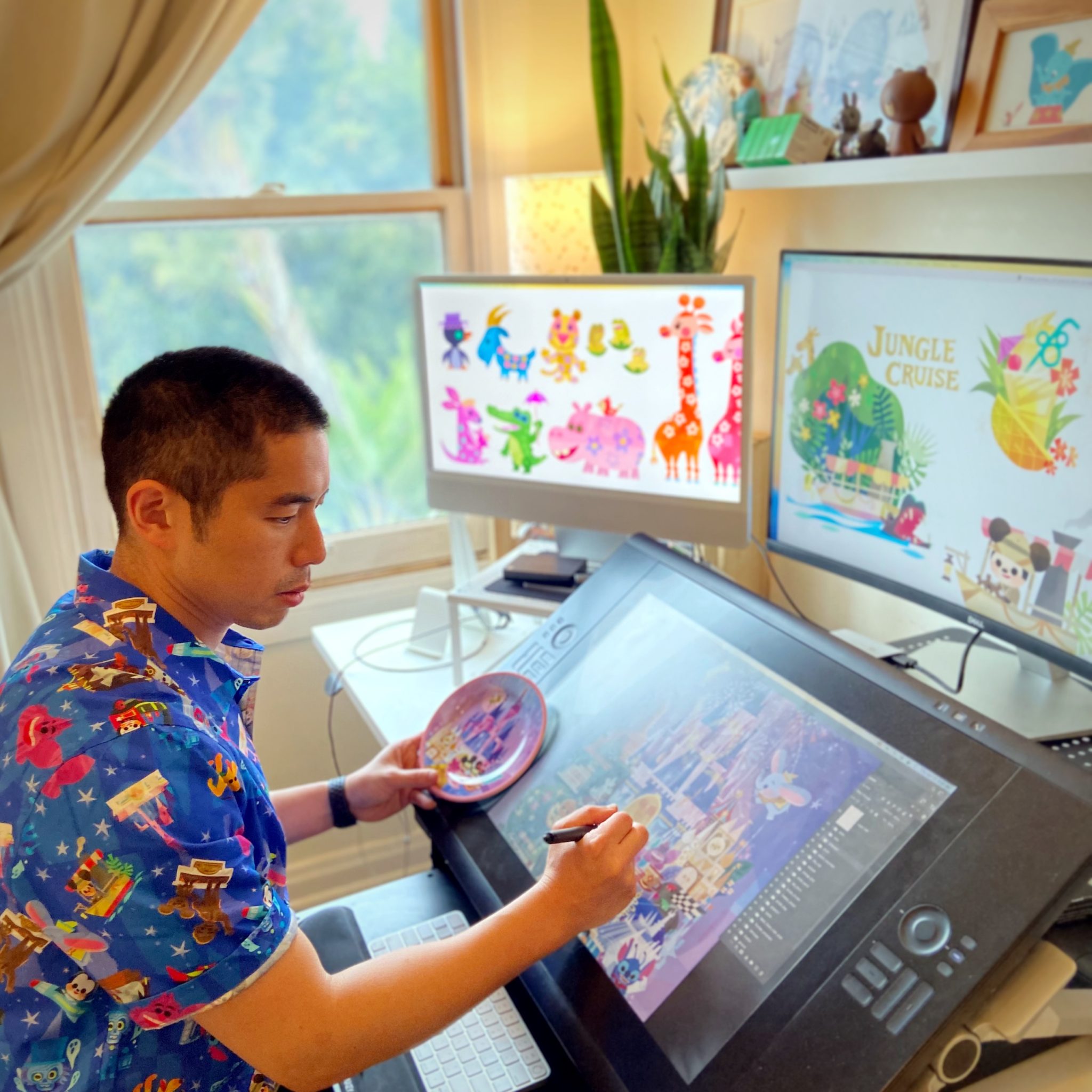 Meet Joey Chou, the artist behind the art inside Bay Lake Tower at ...